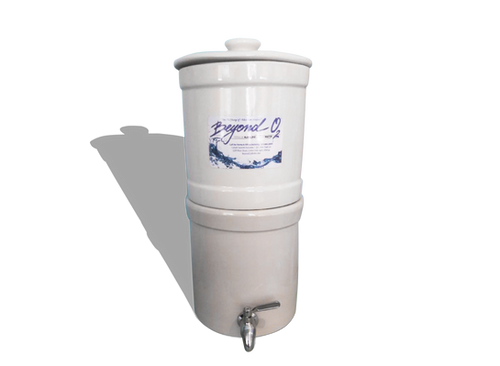 BE-ALKA PORTABLE WATER FILTER -BEIGE | Beyond O2 Water