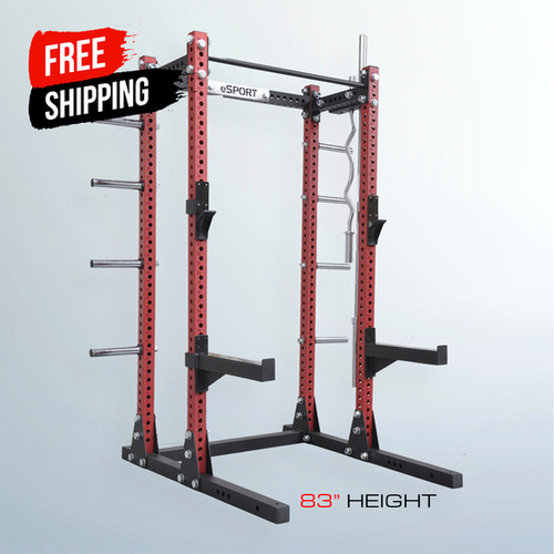 83" IRON BULL 300 ½ RACK W/ 11 GAGE 3” X 3” LASER CUT STEEL FRAME IN ...