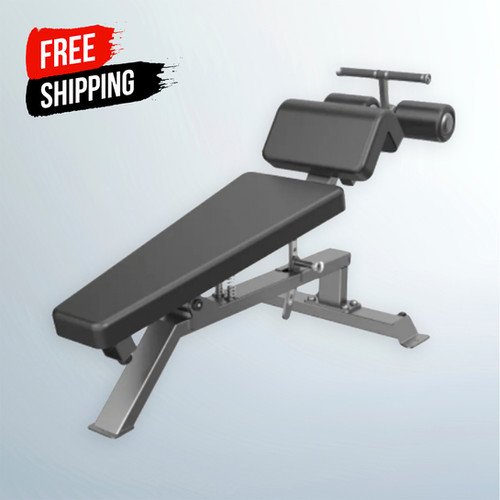 PRO-CLUB ADJUSTABLE DECLINE BENCH / SIT UP | eSport Fitness 1