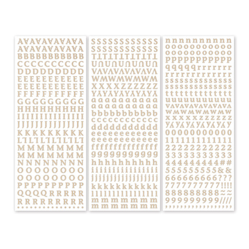 Kraft Classy Mini ABC/123 Stickers (3/pk) | website