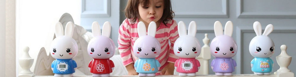 Alilo Bunny Family: an interactive rabbit toy family - from birth!
