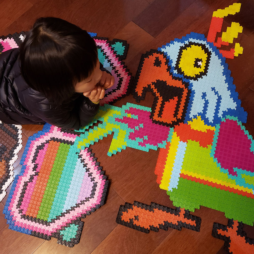VOHOHO has developed world's first pixel jigsaw puzzles ， Never fall apart.