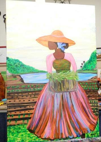 Sarah (Artist Prints) | Gullah Art by Renee