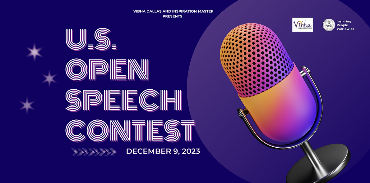 U.S. OPEN SPEECH CONTEST | inspirationmasters