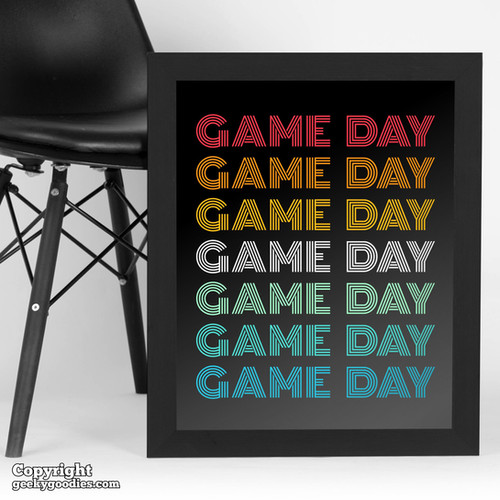 GAME DAY Posters | Geeky Goodies