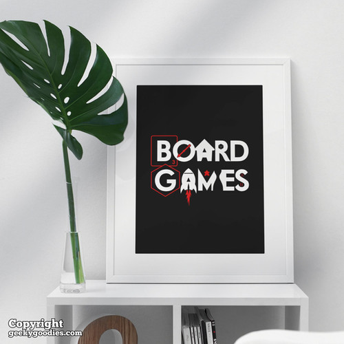 Board Games Game Room Posters | Geeky Goodies