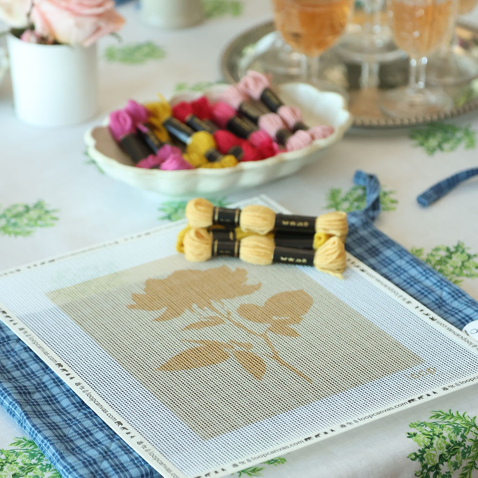 HTH + loop needlepoint collaberation| Loop