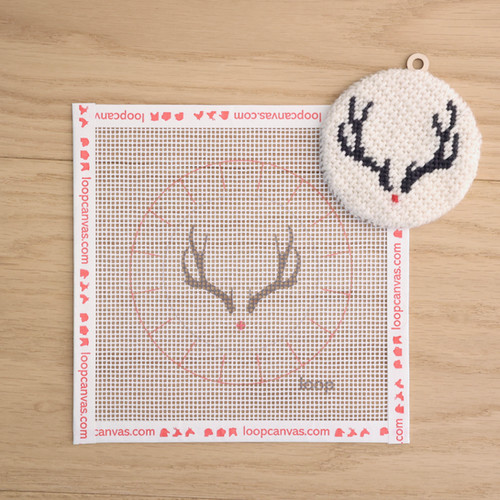 rudolph ornament kit (white) | Loop