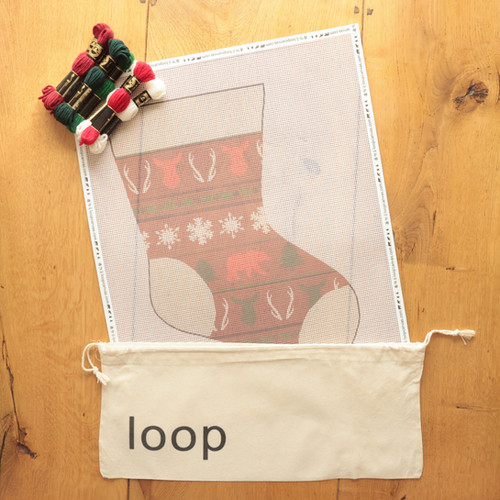 loop fair isle stocking | Loop