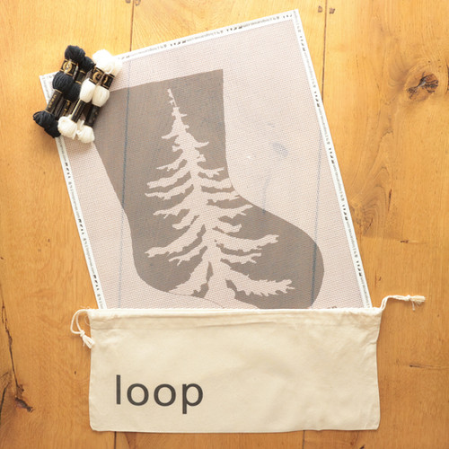 evergreen stocking (navy) | Loop