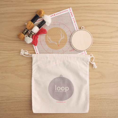 rudolph ornament kit (gold) | Loop