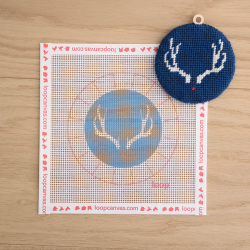 rudolph ornament kit (jewel blue) | Loop