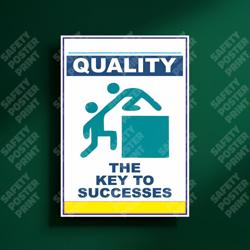 Quality – The Key to Success Poster | SAFETYPOSTERSPRINT