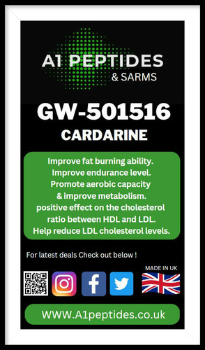 GW-501516 (Cardarine) 10mg (90 tablets per container) | A1 Peptides & Sarms