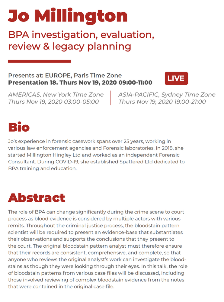 IABPA's FIRST EVER VIRTUAL CONFERENCE