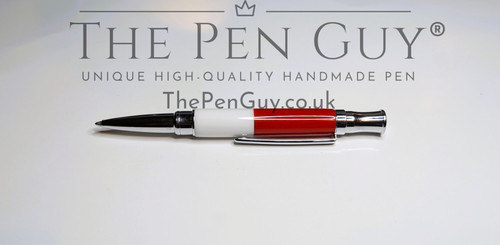 Executive Ballpoint - Red and White | Thepenguy