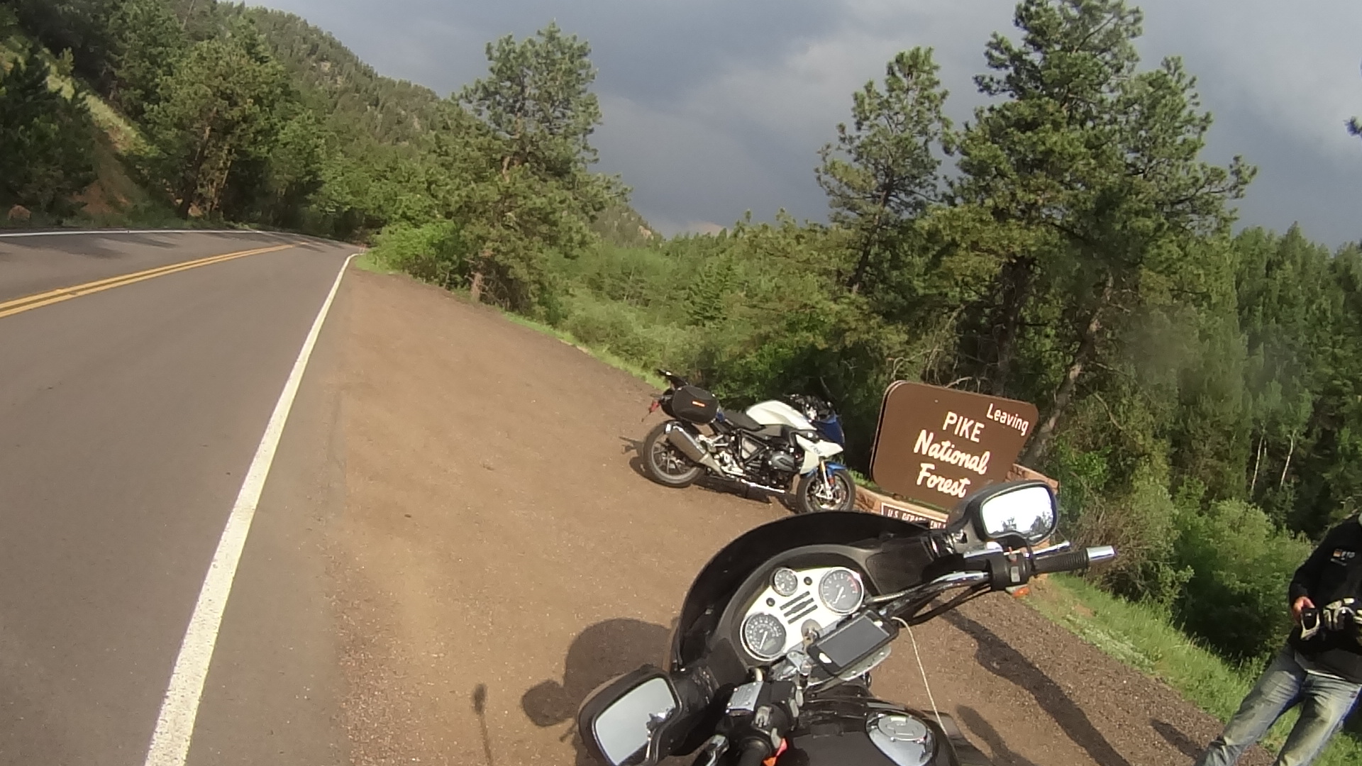 Climbing Riding Pikes Peak by Motorcycle