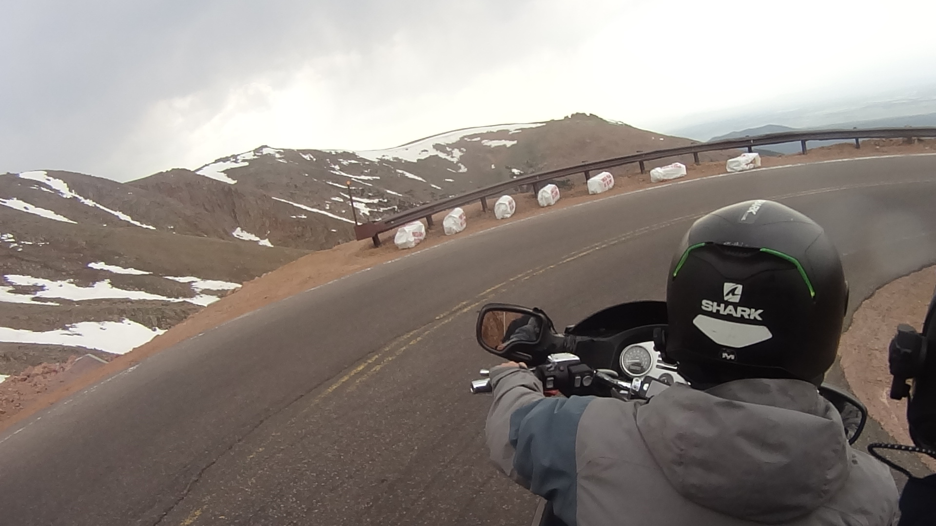 Climbing Riding Pikes Peak by Motorcycle