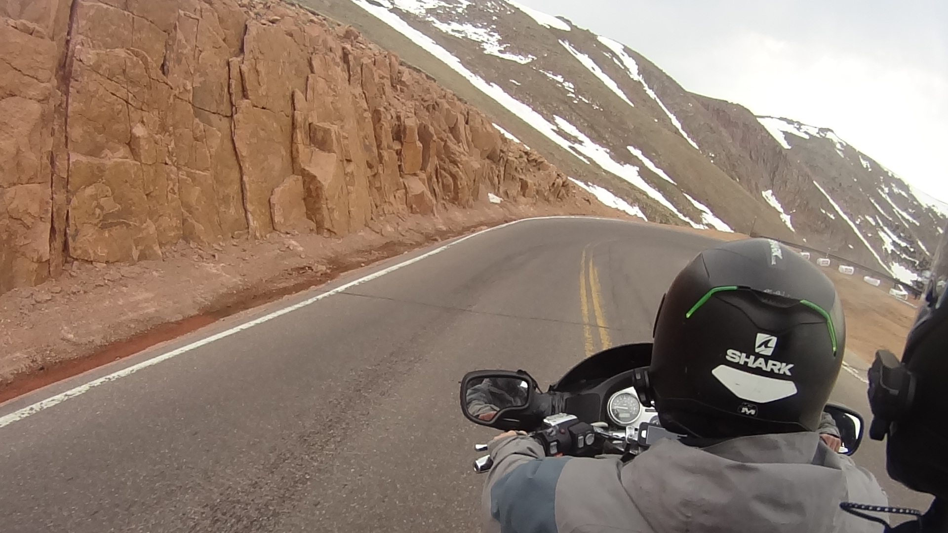 Climbing Riding Pikes Peak by Motorcycle