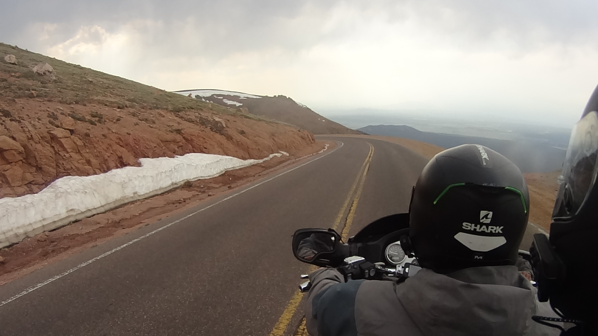 Climbing Riding Pikes Peak by Motorcycle