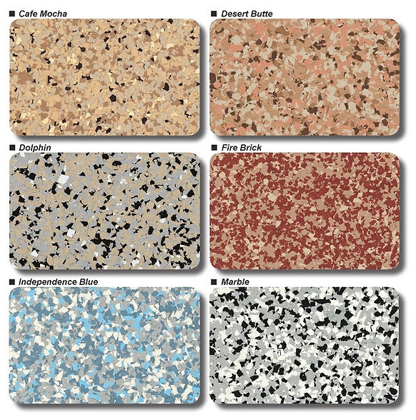 Garage Floor Epoxy Color Chart – Flooring Guide by Cinvex