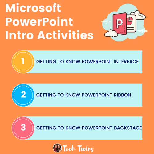 Microsoft Powerpoint Intro Activities Tech Twins