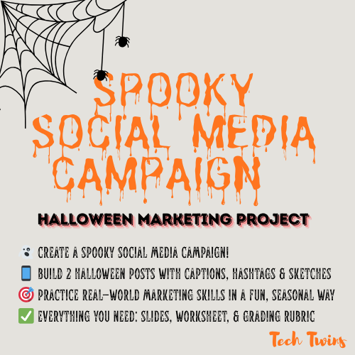 Spooky Social Media Campaign | Halloween Marketing Project | Tech Twins