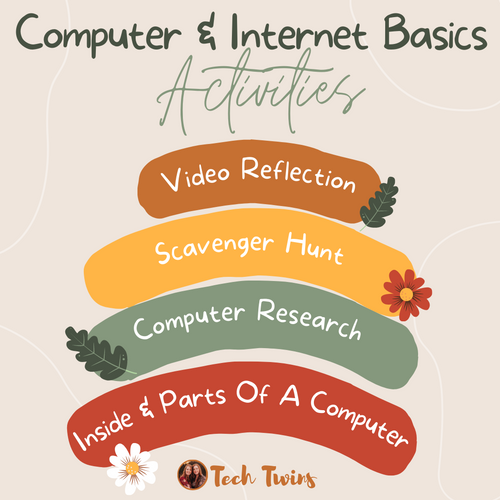 Computer & Internet Basics Activities | Tech Twins