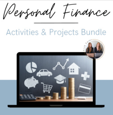 Personal Finance Activities & Projects Bundle | Tech Twins