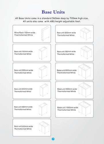 DIY Kitchen Cabinets - Base Units (All the sizes) | nanoosi