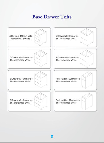 DIY Kitchen Cabinets - Base Drawers (All the sizes) | nanoosi