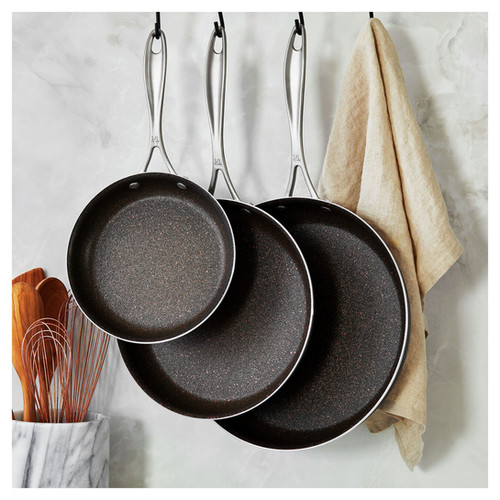 HENCKELS Capri Granitium 3D 3-pc Aluminum Nonstick Fry Pan Set | All ...