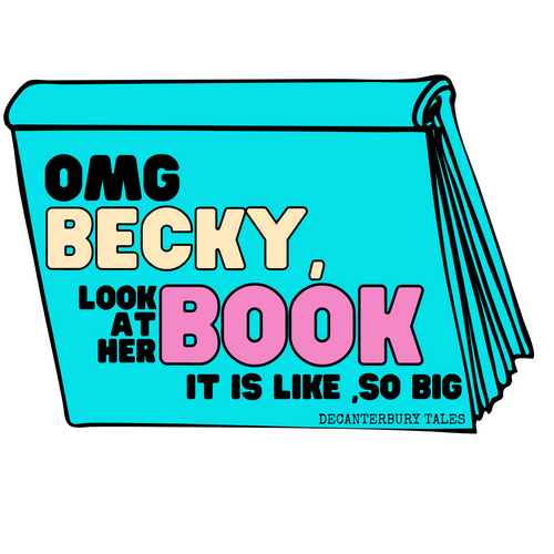 OMG Becky Holographic Sticker | ISBN Readin