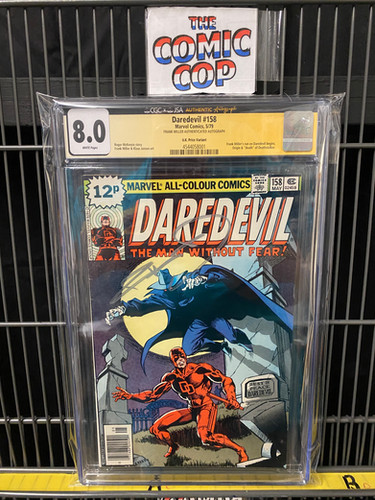 Daredevil #158 Signed by Frank Miller CGC 8.0 | The Comic Cop