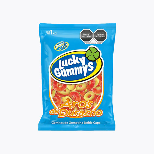 LUCKY GUMMYS AROS DE DURAZNO | Union GT
