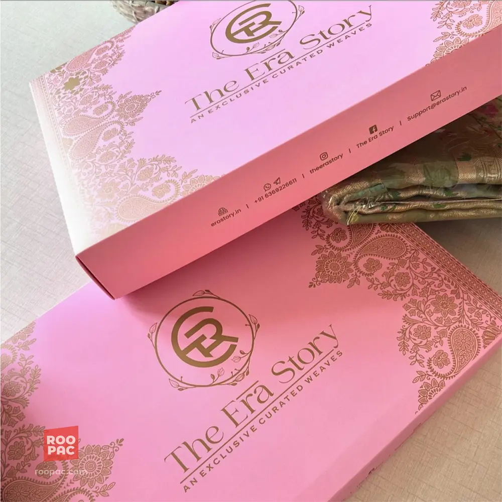 Buy Designer Saree Packaging Boxes Online | Roopac