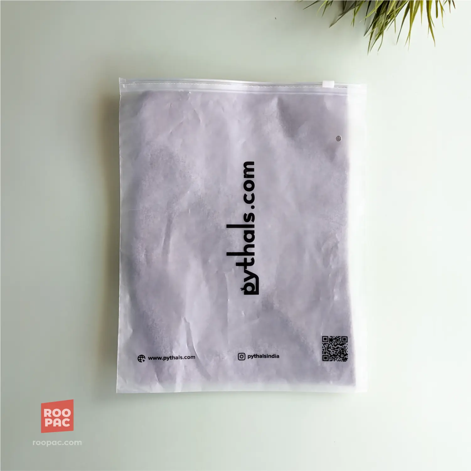 Custom Printed Frosted Zip Lock Pouches Buy Online | Misty Bags by Roopac