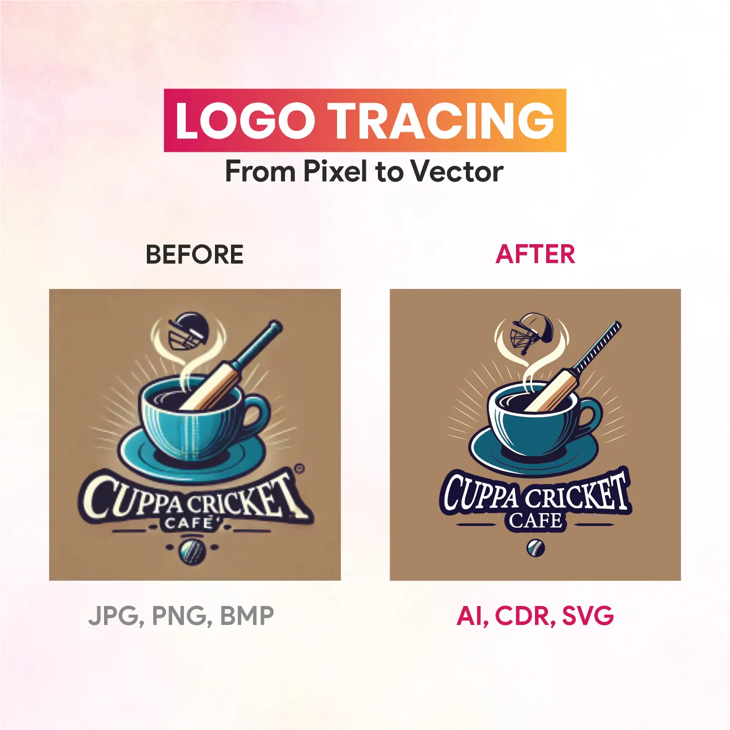 Logo Tracing | Convert Your Logo to Scalable Vector Files (SVG, AI, EPS)