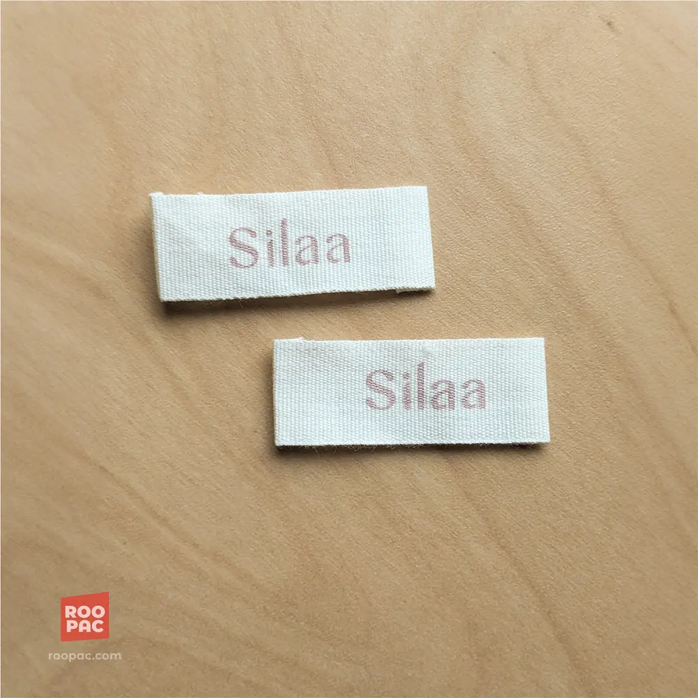 Custom Cotton Labels for Clothing | Shop Online