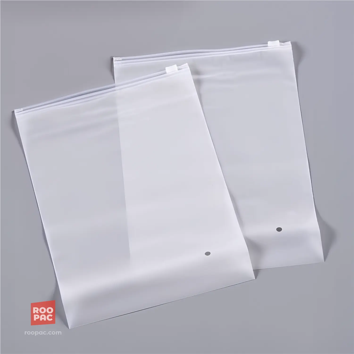 Custom Printed Frosted Zip Lock Pouches Buy Online | Misty Bags by Roopac