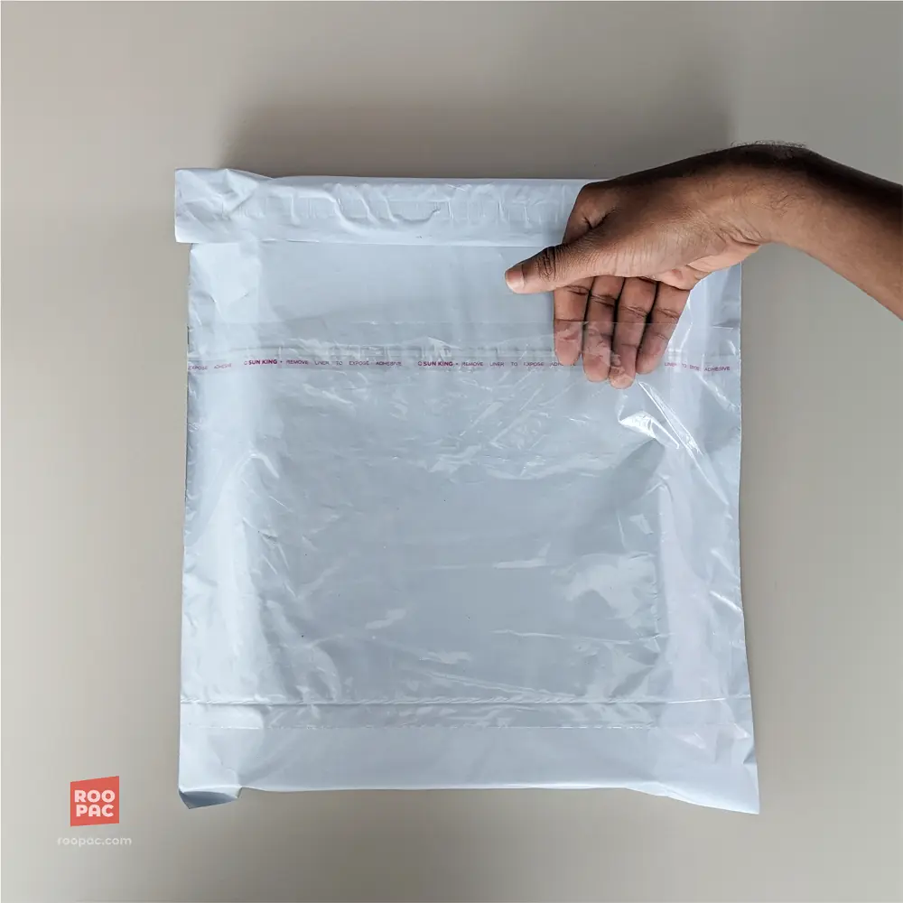 Custom Printed White Poly Mailer Bags online | Roopac - Free Delivery ...