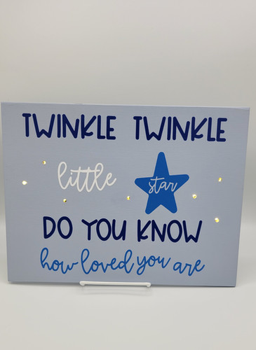 Twinkle Twinkle Light Blue | Conch Creative Co.