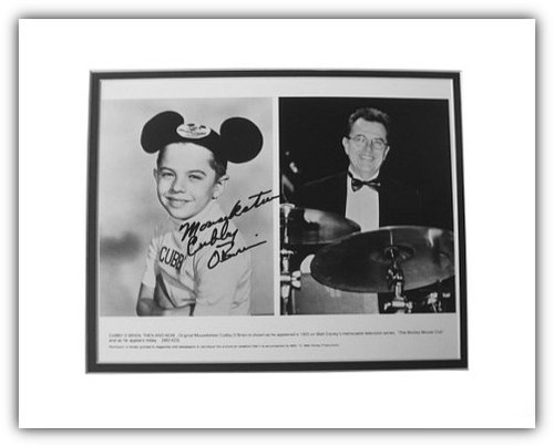 Cubby O'Brien Mouseketeer Autographed Matted Photo | Tinker Bell's Gift ...