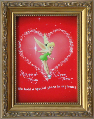 Valentine Tinker Bell Special Place In My Heart Autograph Photo ...