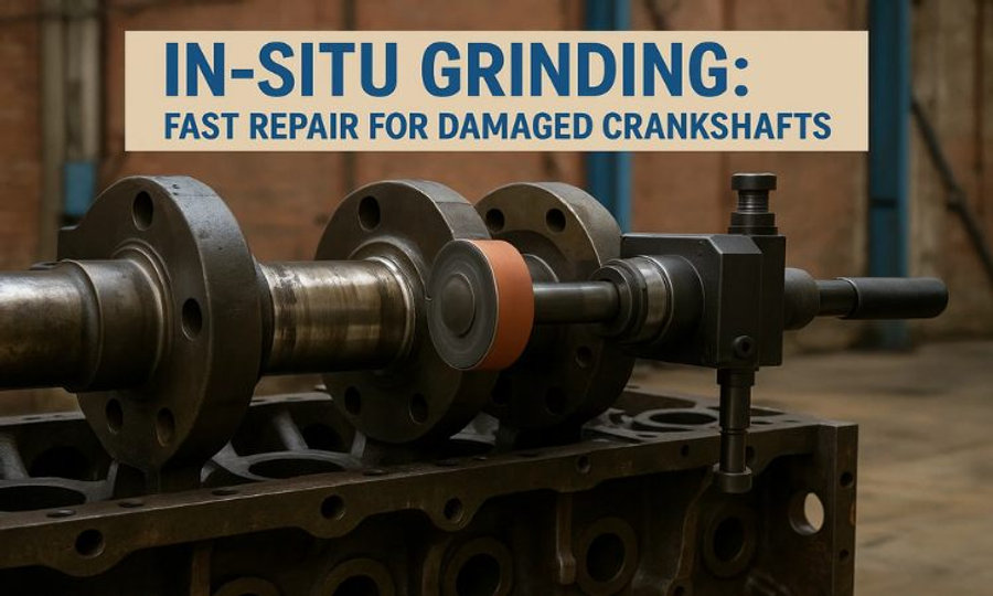 In-situ Grinding: Fast Repair for Damaged Crankshafts