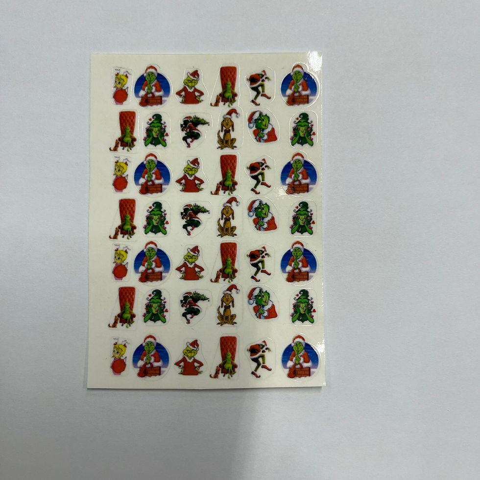 STICKER VR GRINCH NAVIDAD | VrnailsP