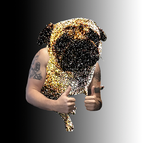 Old Static Guns Gradient | Billy Face