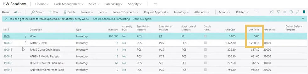 How to Export to and Edit in Excel from Dynamics 365 Business Central