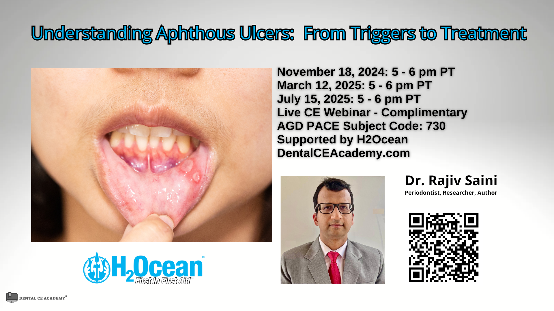 APHTHOUS ULCERS: Triggers to Treatment | Dental CE Academy