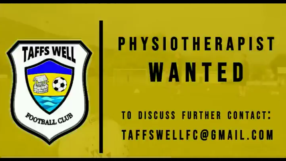 Vacancy - First Team Physiotherapist required